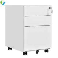 China Storage 3 Section Slideway Mobile File Cabinet Rotating Assembled for sale