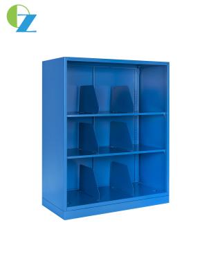 中国 2つの可動書だなはドアなしで貯蔵の食器棚のオフィス用家具に金属をかぶせる 販売のため