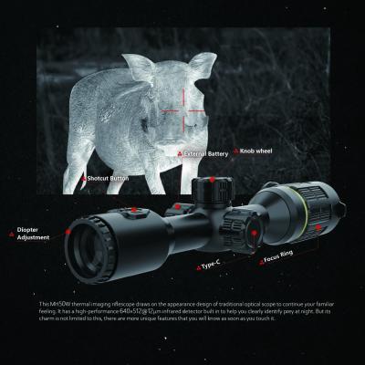 Quality Infrared Thermal Imaging Rifle Scope - Enhanced Night Vision/Precision Targeting for sale