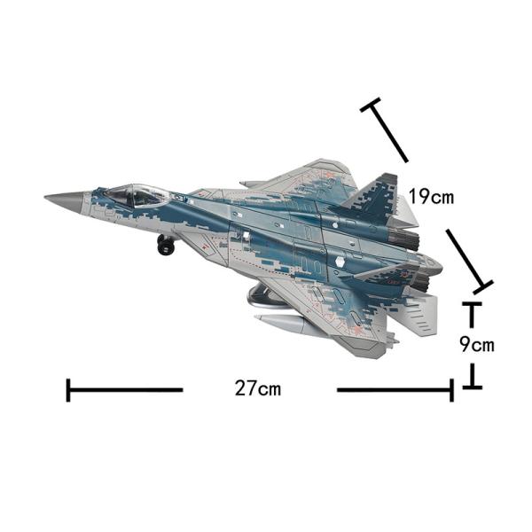 Quality 1:72 Scale SU57S Heavy Fighter High - Quality Collectible with Color Box for sale