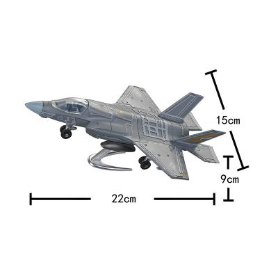 Quality 1:72 Scale F35 Stealth Fighter Model with Impressive 24.5 - inch Wingspan for sale
