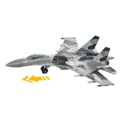 Quality 1:100 Precision - Cast SU35 Multirole Fighter Model with Perfect 24.517.55cm for sale