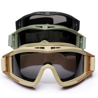 Quality Desert Tactical Goggles-Special Forces- style Protective Eyewear for Military for sale