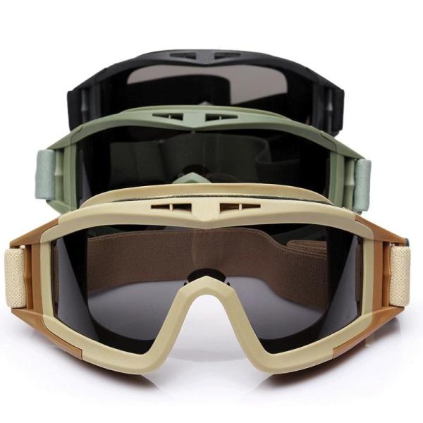 Quality Desert Tactical Goggles-Special Forces- style Protective Eyewear for Military Enthusiasts Ideal for Outdoor Cycling Windproof Anti - fog and Shock-resistant Design for sale