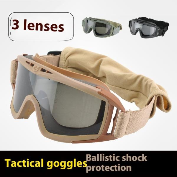 Quality Desert Tactical Goggles-Special Forces- style Protective Eyewear for Military for sale