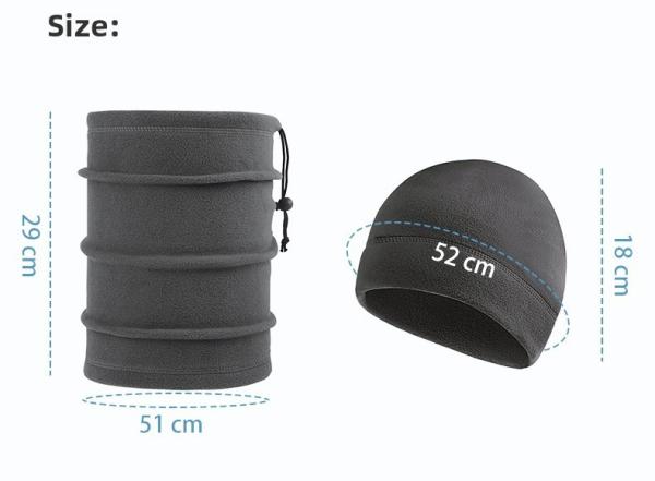 Quality Fleece hats men and women winter windproof warm mask outdoor skiing riding neck for sale