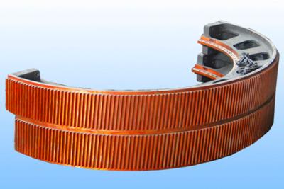 Bergwerksmaschine fertigen Legierungs-Form-Stahl Ball-Mühl-Ring Gear Withs GS42CrMo4 besonders an