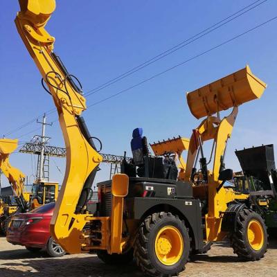China Bucket Dumping Height 3500mm Backhoe Loader Heavy Duty Construction Machinery for sale