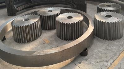 중국 맞춤형 시멘트 볼 밀 피니언 기어 탄소 강철 판매용