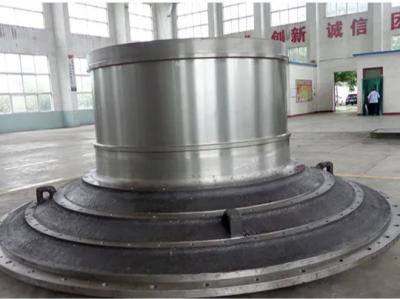 China Cast Steel Ball Mill End Cover With Large R Rounded Corners CITIC HIC Machine Parts for sale