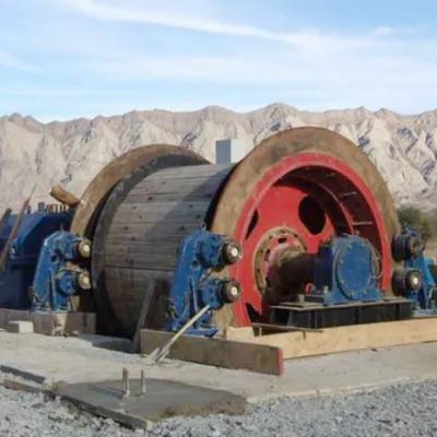China Easy To Maintain Horizontal Hoist Single Rope Winding Mine Hoist for sale