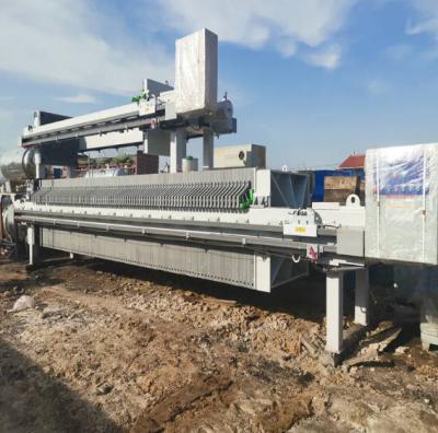 China High Efficiency And Energy Saving Program Controlled Automatic Recessed Filter Press for sale