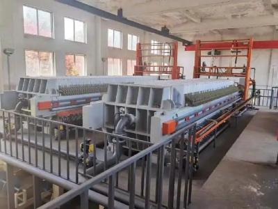 Cina Pressa di filtraggio intelligente con sistema automatico di correzione del panno filtrante in vendita