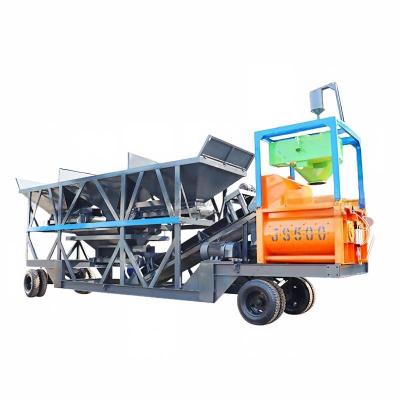 China JS Mobile Forced Mixing Plant For Construction Project Cement Plant Equipments Manufacturer Supply for sale