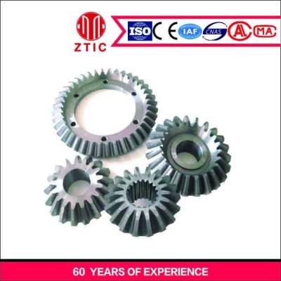 China Right Hand 42CrMo4 Alloy Steel Bevel Pinion Gear And Bevel Gear Factory Price for sale