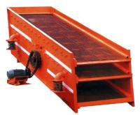 China Dual Motor Powerful Ore Dressing Equipment Linear Vibrating Screen for sale