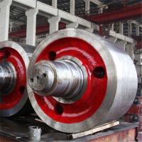 China Casting Steel Forging kiln support roller Ball Mill Large Support Wheel Roller Shaft for sale