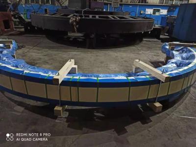 Cina Ingranaggio esterno di giro del mulino del grande diametro e forno rotante d'acciaio di Ring Gear For in vendita
