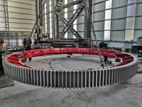 China Large Casting Steel Involute Gear Ring Spur Mill Girth Gear For Mining Machine for sale