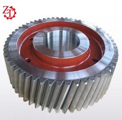 China Materilas 42crmoの鋼鉄が付いているカスタマイズされたOEMの製造所のピニオン ギヤ ロータリー キルンのピニオン ギヤ for sale