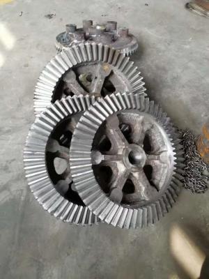 China Grade 6 Casting Steel Mill Pinion Gears OEM Helical Spur Gear for sale