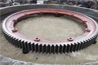 China Large Casting Steel Involute Gear Ring Spur Mill Girth Gear For Mining Machine for sale