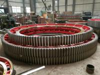 China Large Casting Steel Involute Gear Ring Spur Mill Girth Gear For Mining Machine for sale