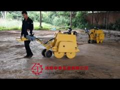 0,8 Ton Heavy Duty Construction Machinery Mini Hand Road Roller Compactor