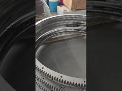 ボールミル大型ギアリング 鋳鋼歯面精密研削 カスタマイズ