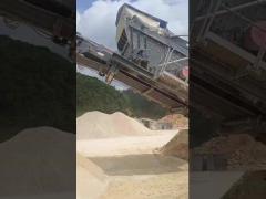 Large Processing Capacity Vibrating Probability Screen Machine Integrated Design