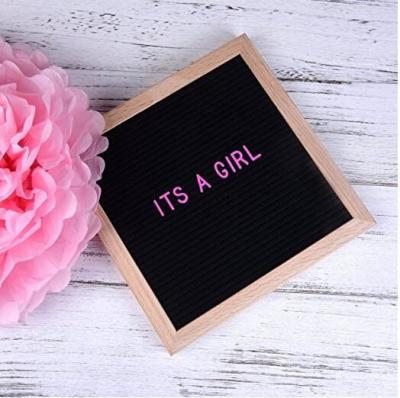 China Black Felt Oak Letter Board for sale