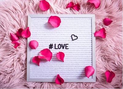 China 10 X 10 Black Felt Letter Board for sale