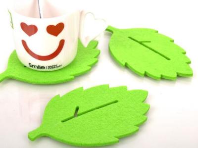 China High Quality Cheap Customized Eco-friendly Felt Coasters for sale