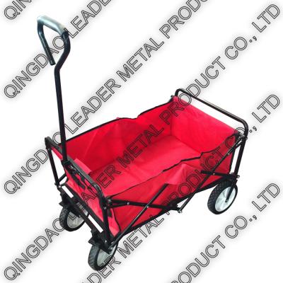 China China Manufacturer of Folding Utility Wagon with red 600D Polyester single-layer bag - TC1011 for sale