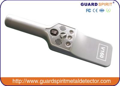 Cina Il metal detector tenuto in mano di sicurezza portatile per il controllo Vibbration& ha condotto l'allarme in vendita