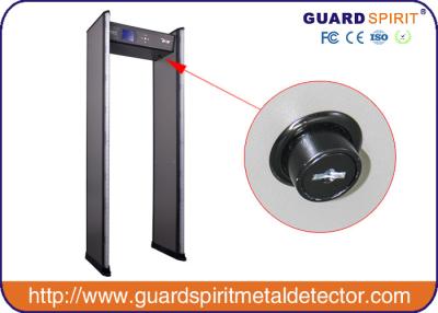 Cina passeggiata LCD dello schermo 5.7inch con le zone del portone 8 del metal detector dell'analizzatore del corpo in vendita