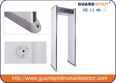 China A maioria de caminhada popular da segurança de 6 zonas através do padrão de ISO do quadro de porta do detector de metais à venda