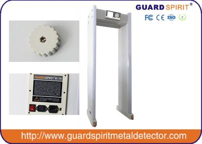 China Caminhada sensível alta do detector de metais da tela impermeável do Lcd completamente com 18/24 das zonas de detecção à venda