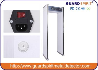 China Caminhada de pouco peso do detector de metais da arcada completamente para a segurança aeroportuária, 12 meses de garantia à venda