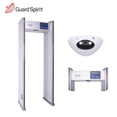 Cina 6/12/18 suddivide in zone la porta del metal detector dell'arco, sistema di esame del corpo di sicurezza con la macchina fotografica del CCTV in vendita