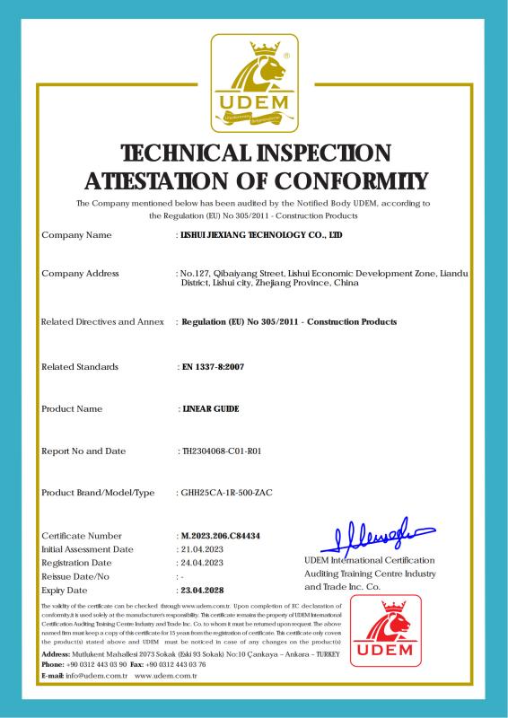 CE - SXEGL Intelligent Technology Co., Ltd.