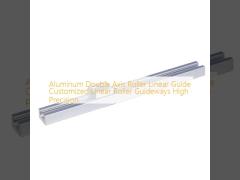 Aluminum Double Axis Roller Linear Guide Customized Linear Roller Guideways High Precision