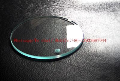 China round temepred glass disk for electronic water meter circular tempered glass price for water meter for sale