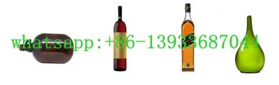 China lead  free  heat resistant Borosilicate Glass  art Wine Bottle for sale