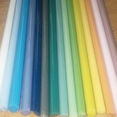 China China lead free heat resisitant clear and colored Borosilicate Glass Rod for sale