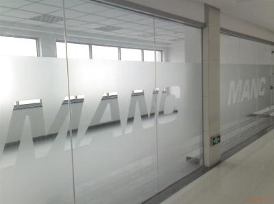 China clear and tinted laimated glass with silk printed picture for partion wall for sale
