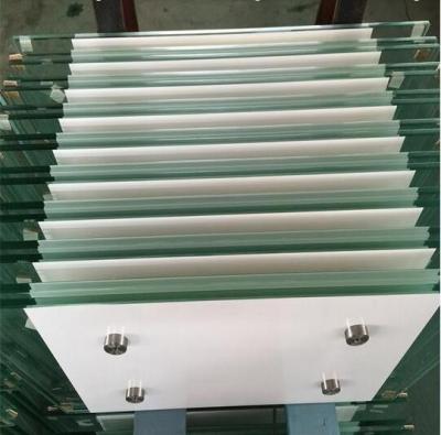 China 4mm,5mm,6mm, 8mm 10mm 12mm 15mm thick clear, ultra clear, green frameless toughened safety glass for stair railing for sale