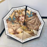 China 62-Inch Premium Golf Umbrella with Wind-Resistant Vented Canopy and Fiberglass Frame for sale