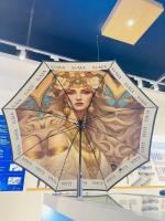 China 62-Inch Premium Golf Umbrella with Wind-Resistant Vented Canopy and Fiberglass Frame for sale