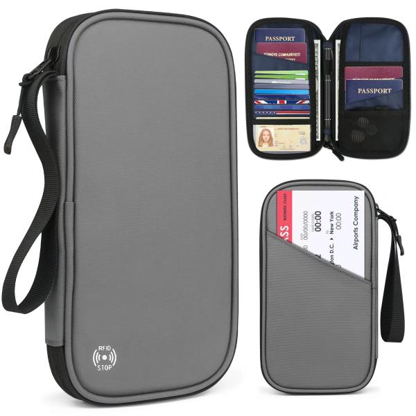 Quality Oxford cloth waterproof wallet RFID Anti Theft Passport Wallet-Make your brand for sale